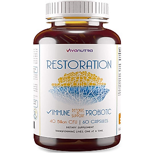 Restoration Toenail Fungus Treatment Probiotic Pills - Nail Fungus Treatment For Toenail, fungus Fungi Foot Repair Extra strength, Intensive Toe Nail renewal feet Fungus Supplement - Month Supply 60ct