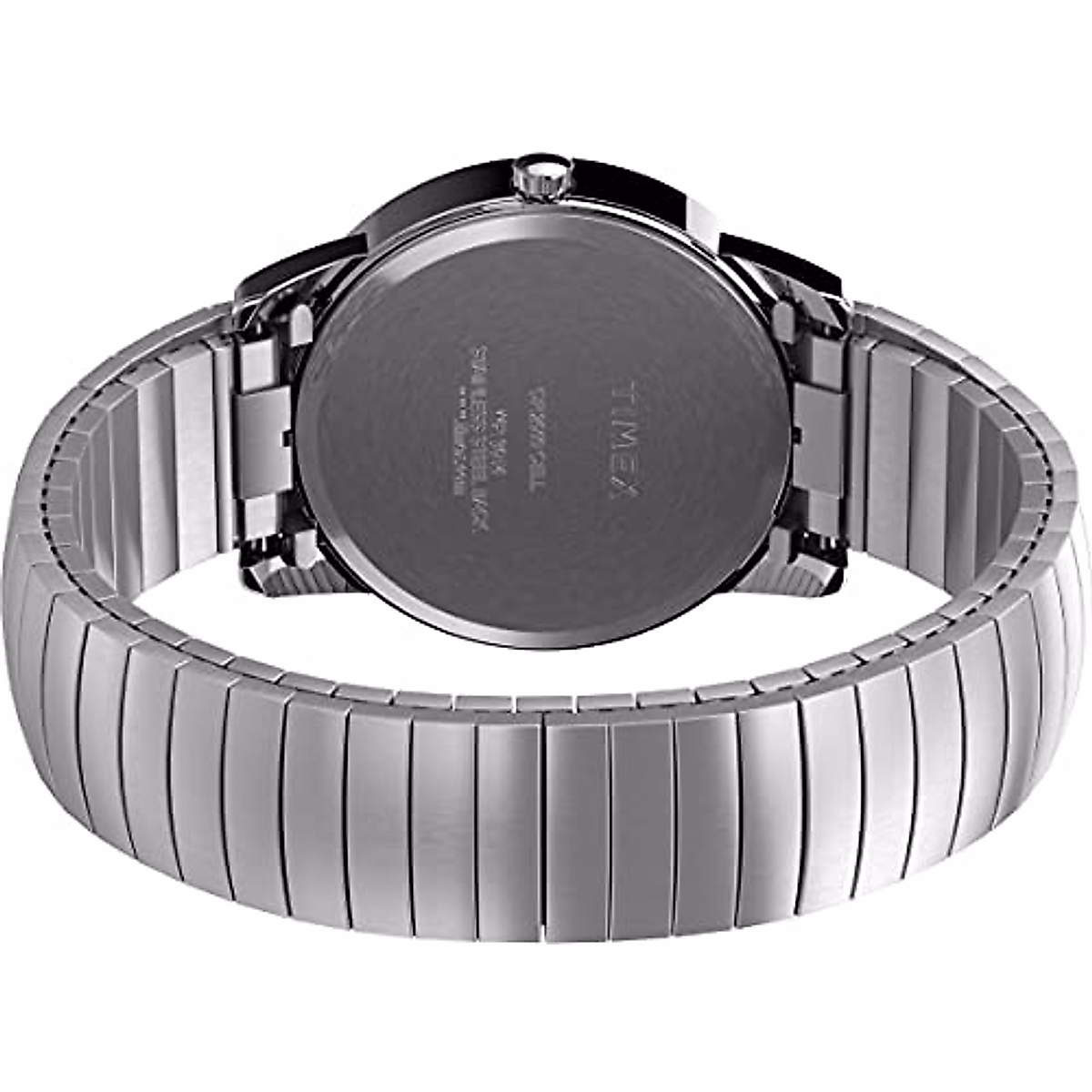 Timex T2H451 Easy Reader 35mm Silver-Tone Stainless Steel Expansion Band Watch