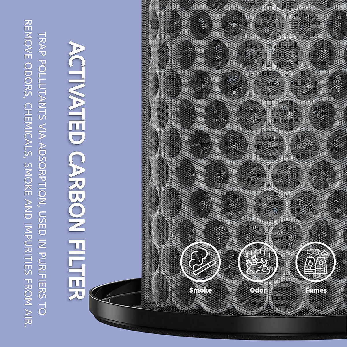 Nispira AP-T20FL True HEPA Replacement Filter Compatible with TotalClean 360° Tower Air Purifier AP-T20 AP-T20WT, 2 Pack