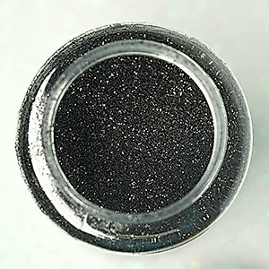 TABLECLOTHSFACTORY 1 Pound Black DIY Art & Craft Glitter Extra Fine with Shaker Bottle for Wedding Party Event Table Centerpieces Decor