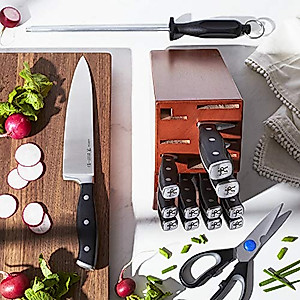 HENCKELS Forged Accent Razor-Sharp 15-Piece Knife Set, Chef Knife, Bread Knife, Steak Knife, German Engineered Knife Informed by over 100 Years of Mastery