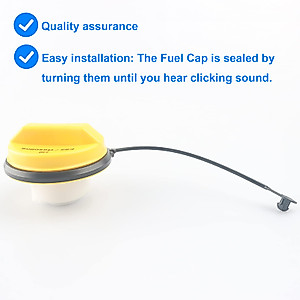 E85 Gas Cap, Flex Fuel Cap Replace GT294, 15896222 Compatible with Chevy - 2013-2015 Captiva Sport, 2009-2011 HHR, 2007-2013 Impala, 2014-2016 Impala Limited, 2009-2012 Malibu, 2009-2010 Pontiac G6