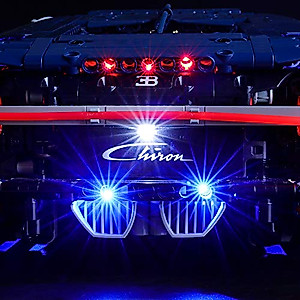 BRIKSMAX Led Lighting Kit for Bugatti Chiron - Compatible with Lego 42083 Building Blocks Model- Not Include The Lego Set