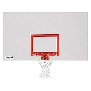 Spalding 42" x 72" Rectangular Steel(sb) Basketball Backboard from