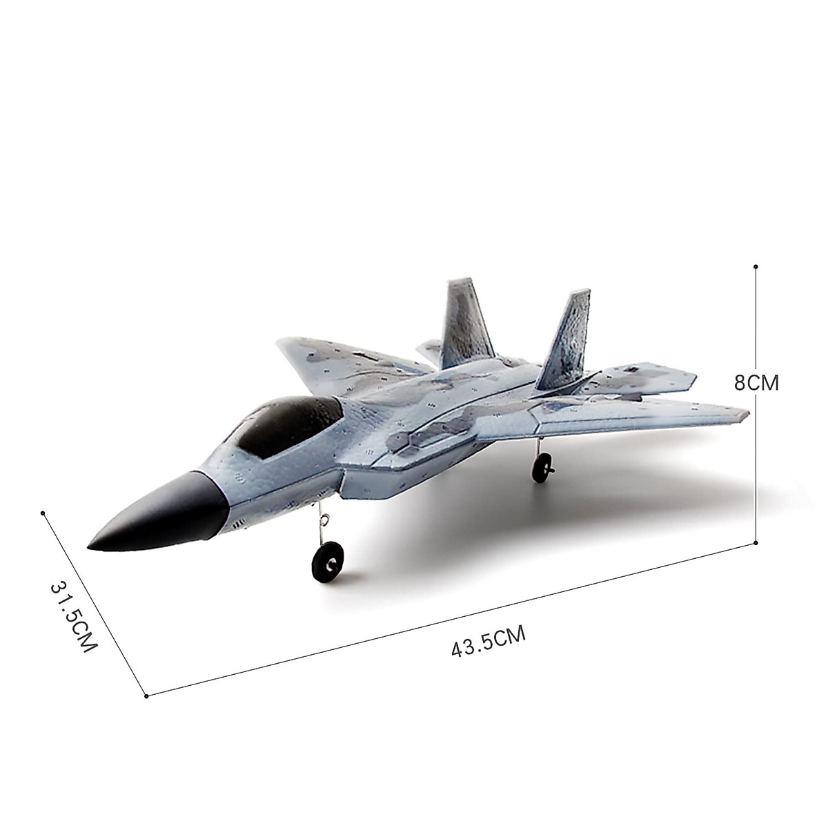 OTXKOO RC Plane Remote Comtrol Airplane RC 2CH Plane, F-22 Remote Control Airplane Ready to Fly, 2.4GHz Aircraft, Easy to Fly RC Glider for Beginners