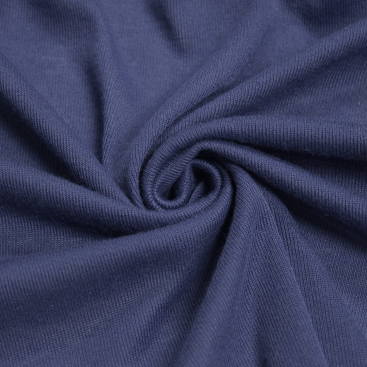 American Baby Company Supreme Fitted Crib Sheet 28" x 52", Enhanced Thickness for Soft, Breathable Neutral 100% Cotton Jersey Comfort, Navy, for Boys and Girls