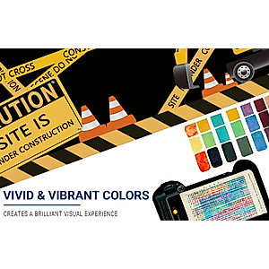 Allenjoy Under Construction Site Banner Backdrop for Boys Birthday Party Dump Truck Digger Zone Photography Decoration Supplies Construction Scene Photo Background Supplies