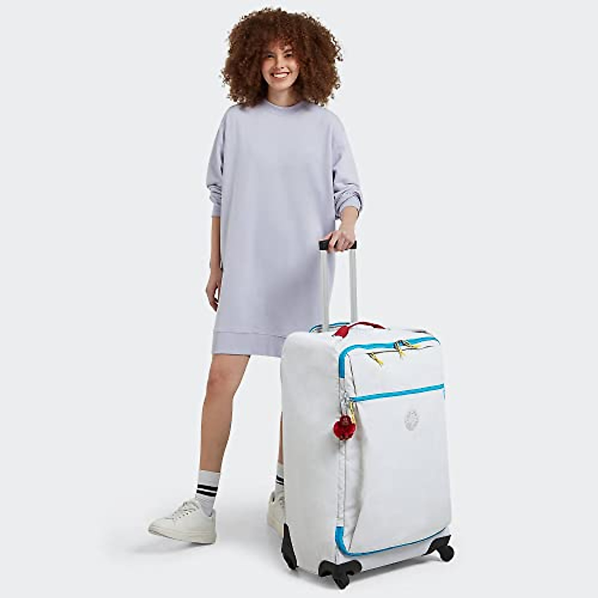 Kipling Darcey Large Rolling Luggage Curiost Gry Rcn