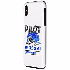 iPhone XS Max Pilot In Progress Airplane Aviator Aviation Case