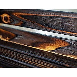 EZDC Set of 3 Nesting Wooden Crates, 16 x 12” Wall Mounted Wooden Basket, Storage Crates, Wooden Crate Box for Storage, Display Risers, Decoration