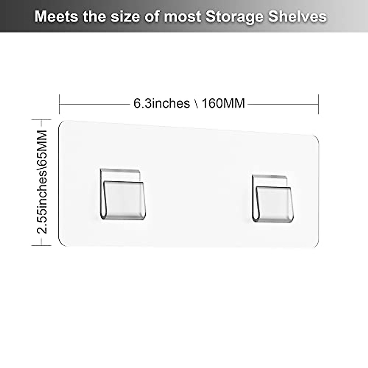 AOUKAR Adhesive for Shower Caddy Adhesive Replacement Stickers Sticky Pads - Shower Shelf Adhesive for Corner Shower Caddy, Bathroom Storage Shelves and Kitchen Racks 4 Pack