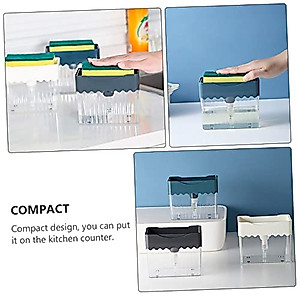 Cabilock Doser Soap Dispenser Soap Dispenser Kitchen Foam Soap Dispenser Kitchen Soap Holder Soap Pump Dispenser Sink Soap Holder Hand Soap Dispenser Bracket Box Household Abs