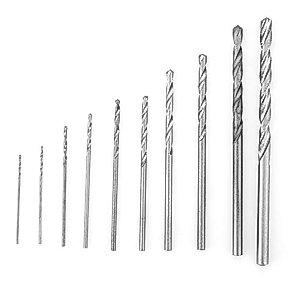 Twist Drill Bits,10 Different Specifications of Twist Drill bits,for Most Drilling Jobs and Materials Such as Thin Metal,Durable