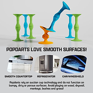 Popdarts Pro Pack (Blue and Green) - Indoor, Outdoor Suction Cup Throwing Game - Competition with a POP