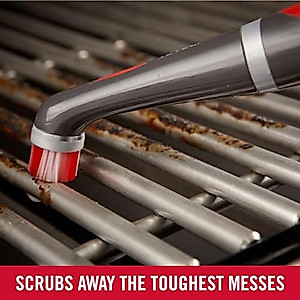 Rubbermaid Reveal Power Scrubber with Multi-Purpose & Grout Head, Cordless Electric Battery Powered Scrub Brush, Water Resistant, for Home/Kitchen/Bathroom/Grout/Tile/Shower/Tub