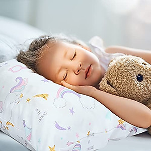 Suyfhdc Toddler Pillowcase for Girls,Standard Size Pillowcases-Kids Toddler Pillow Cover 20 X 30 Inch Soft Pillow Cover for Child-1 Piece Kids Bedding Pillowcase