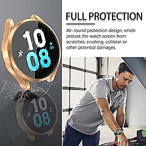 Wugongyan Protective Case] Compatible with Samsung Galaxy Watch 5 & Galaxy Watch 4 Screen Protector Accessories Soft TPU Cover Scratch Resistant Protective (10-Pack, [40mm])