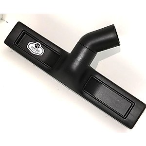 MP Maresh Products Vacuum Brush Attachment Compatible with Central Vac - Horse Hair Bristles for Thorough Cleaning, Bare Floor or Wall Brush, Replacement Part for Central Vac - 12" with Wheels (Black)