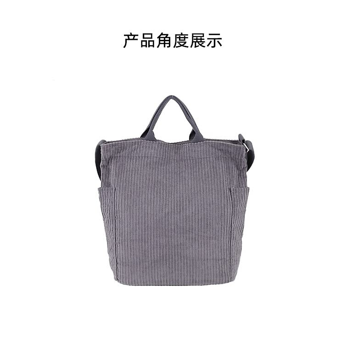 CYUREAY Tote Bag for Women, Dark Grey