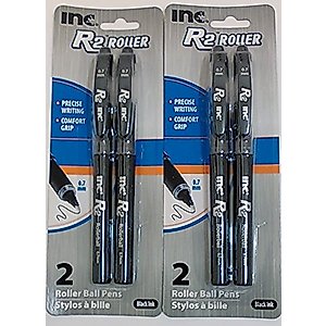 Ink Pen R2 Roller Ball Pen 2units (Black)