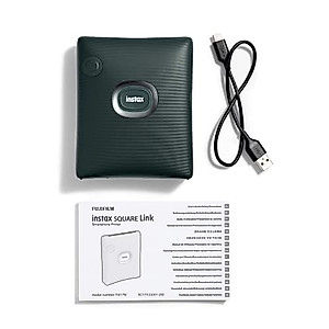 Fujifilm Instax Square Link Smartphone Printer - Midnight Green