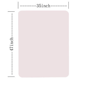 2Pack Thickest Chair Mat for Hardwood Floor - 1/8" Thick 47" X 35" Crystal Clear Chair Mat for Hard Floor, Can't be Used on Carpet Floor