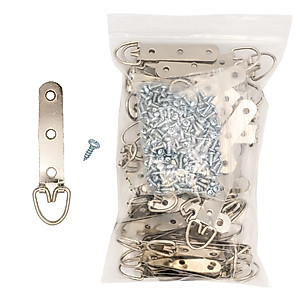 25 EXTRA HEAVY DUTY 3 Hole D Ring / Triangle Framing Hanger w/screws