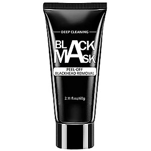 VANECL Blackhead Remover Mask ,Peel Off Mask, Activated Charcoal Face Mask for Deep Cleansing, Pore Purifying Blackhead Mask Black Mask for Face Nose All Skin Types 60g