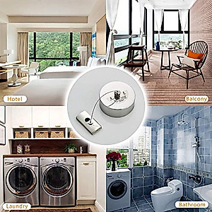 Retractable Clothesline Indoor Clothes line retracting |Drying Laundry line Bathroom