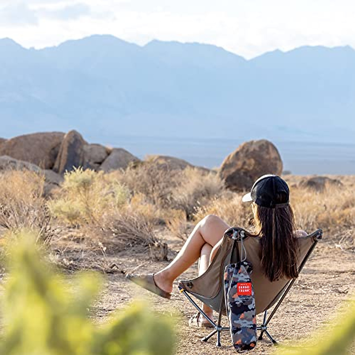 GRAND TRUNK Alite Mantis Chair | Lightweight Stable Camping Chair | Portable, Quick and Easy Setup | Lawn Chair for Hiking, Backpacking, Fishing and Beach - Black