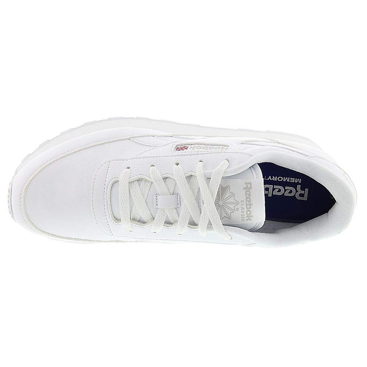 Reebok Men's Classic Renaissance Sneakerr, White/Steel, 10.5 US