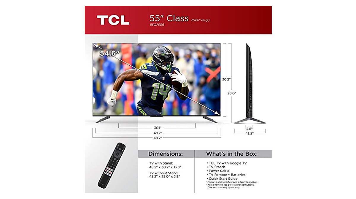 TCL 55-Inch Q7 QLED 4K Smart TV - Ultimate Viewing Experience
