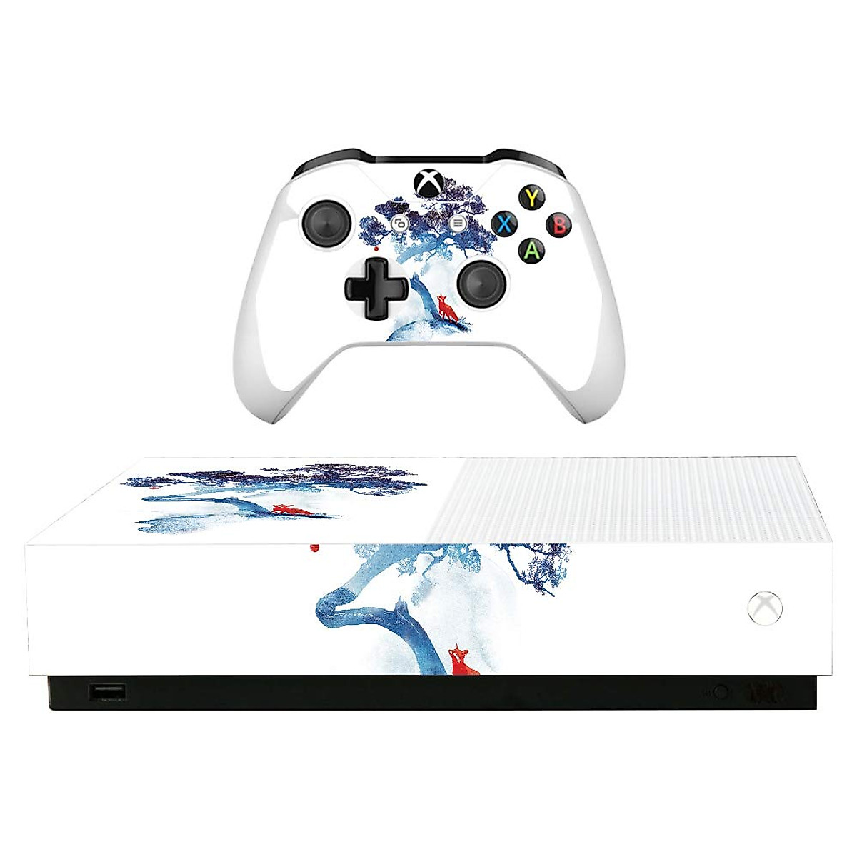 MightySkins Skin for Microsoft Xbox One S All-Digital Edition - Last Apple Tree | Protective, Durable, and Unique Vinyl Decal wrap Cover | Easy to Apply, Remove, and Change Styles | Made in The USA