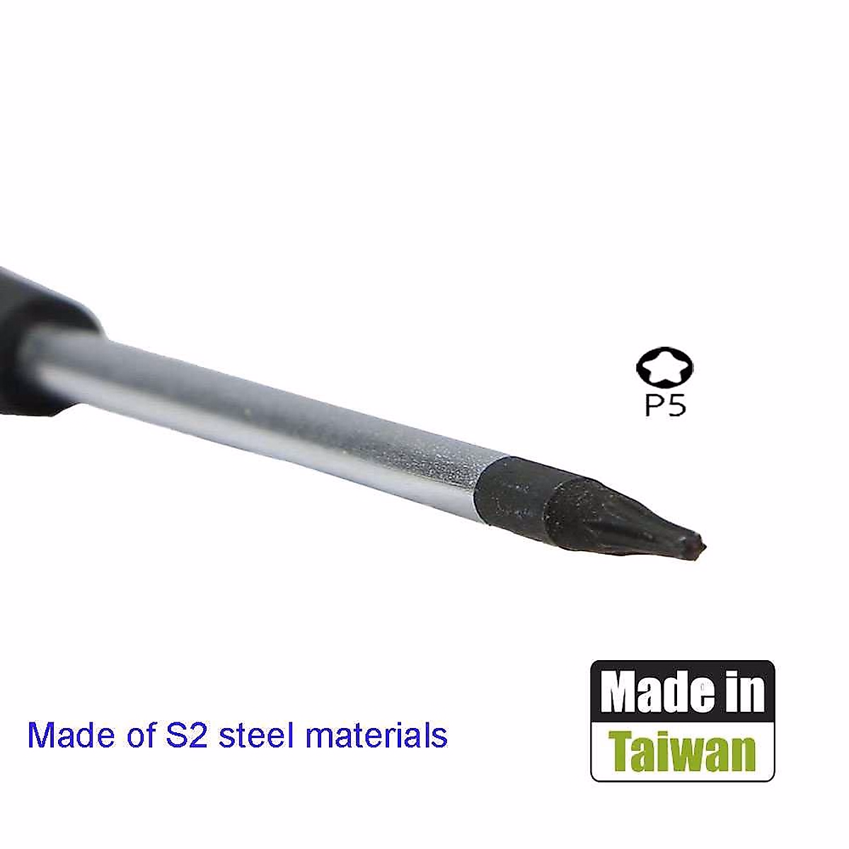 Pentalobe Bottom Case Screws and Pentalobe Screwdriver Compatible with MacBook Pro Retina 13 inch A1708 (Gray)