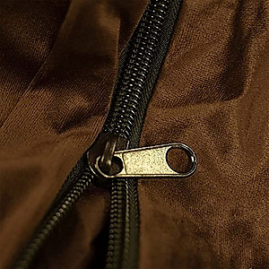 ULTIMATE SACK 6ft Bean Bag Chair, Oversize Bean Bag Chair for Adults, Comfy Chair Bean Bag Couch Lounge Sofa Loveseat Furniture | Brown Suede