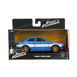 Jada Toys 1:32 Fast & Furious - Brian's Ford Escort RS2000 Mk1,Blue