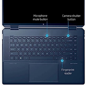 HP Spectre x360 16" 2-in-1 3K QHD+ Touchscreen (Intel 12th Gen i7-12700H, 16GB RAM, 2TB SSD, Stylus) Business Laptop, Long-Battery Life, Fingerprint, Backlit, Thunderbolt 4, IST Bag, Win 11 Home