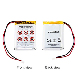 Makeblock 3.7V Rechargeable Li-Polymer Battery for mBot Robot Kit