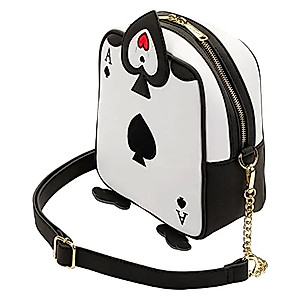 Loungefly Disney Alice in Wonderland Ace of Hearts Crossbody Bag Alice In Wonderland One Size