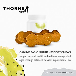 ThorneVET Canine Basic Nutrients – Multivitamin Support for Dogs, 90 Soft Chews