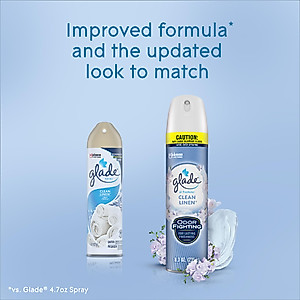 Glade Air Freshener Room Spray, Clean Linen, 8.3 oz