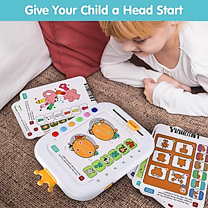 iPlay, iLearn Kids Electronic Interactive Learning Educational Toy, Preschool Learning for Kindergarten Homeschool Classroom Elementary School, Logic Thinking Cards for 4 5 6 7 8 Year Old Boys Girls
