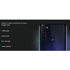 Moto G Stylus | Unlocked | Made for US by Motorola | 4/128GB | 48MP Camera | 2020 | Indigo (Renewed)