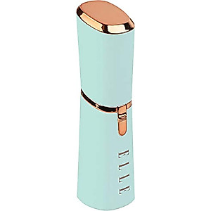Elle Painless Hair Remover - Built-in LED Light, Removes Lip, Chin, and Cheek Hair, Suitable for All Skin Types (Mint)