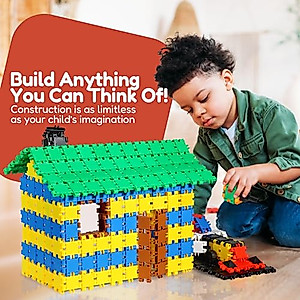 BEBLOX Building Blocks | Building Toys for Kids Ages 4-8 250-piece Set - Learning & Educational Fun Stem Toys - Birthday Gifts for Boys & Girls Age 4 5 6 7 8 9 10 11 & 12 Year Old Toys