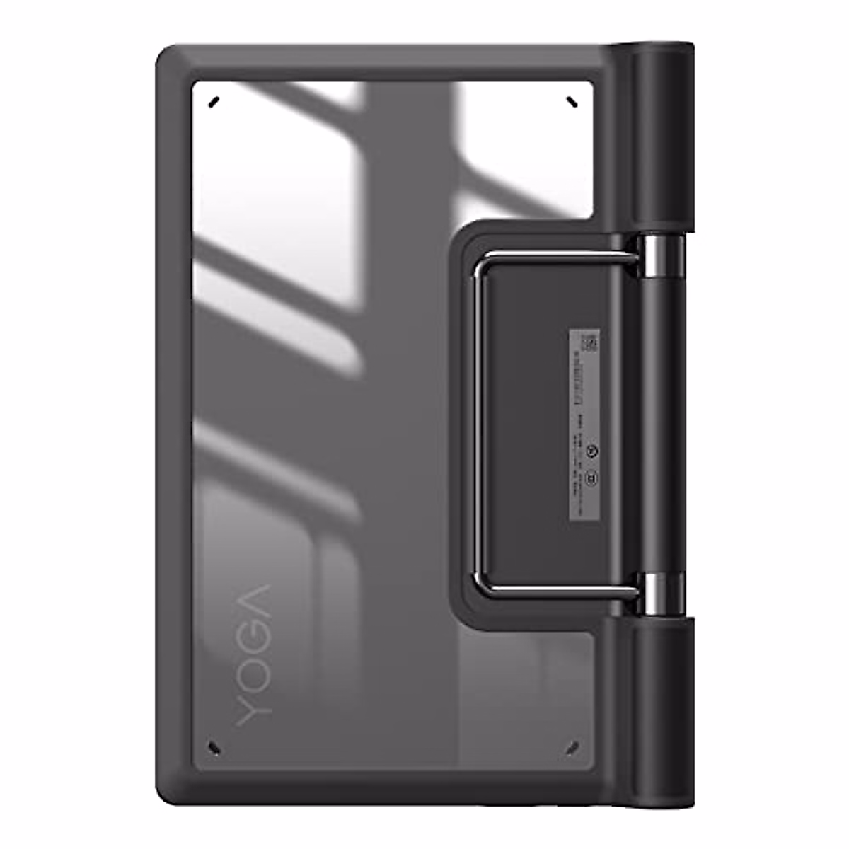 Fintie Hybrid Folio Case for Lenovo Yoga Tab 13 2021, Shockproof Cover with Clear Transparent Back Shell for Lenovo Yoga Tab 13" Tablet (YT-K606F), Black