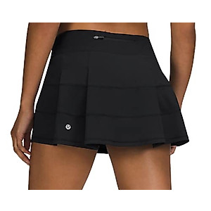 Lululemon Pace Rival Mid-Rise Skirt (Black, Size 0)