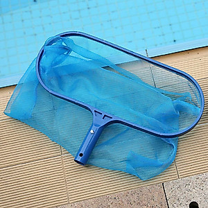 Hemoton Swimming Pool Cleaning Net Pool Skimmer Replacement Net Pool Leaf Skimmer Net Replacement Pool Cleaner Fine Mesh Netting (2 Pack- Different Type)