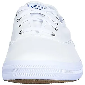 Keds Women's Champion Original Canvas Lace-Up Sneaker, White, 7 M US