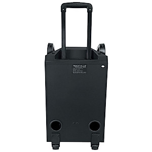 Rockville RockNGo 800 10" Portable Wireless Bluetooth Speaker w/LED/Wheels/Loud!, Black